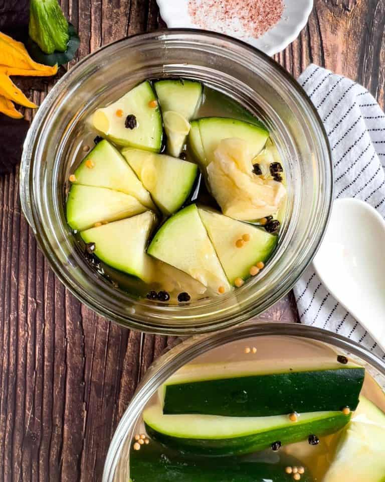 Fermented Zucchini Recipe - Curious Flavors