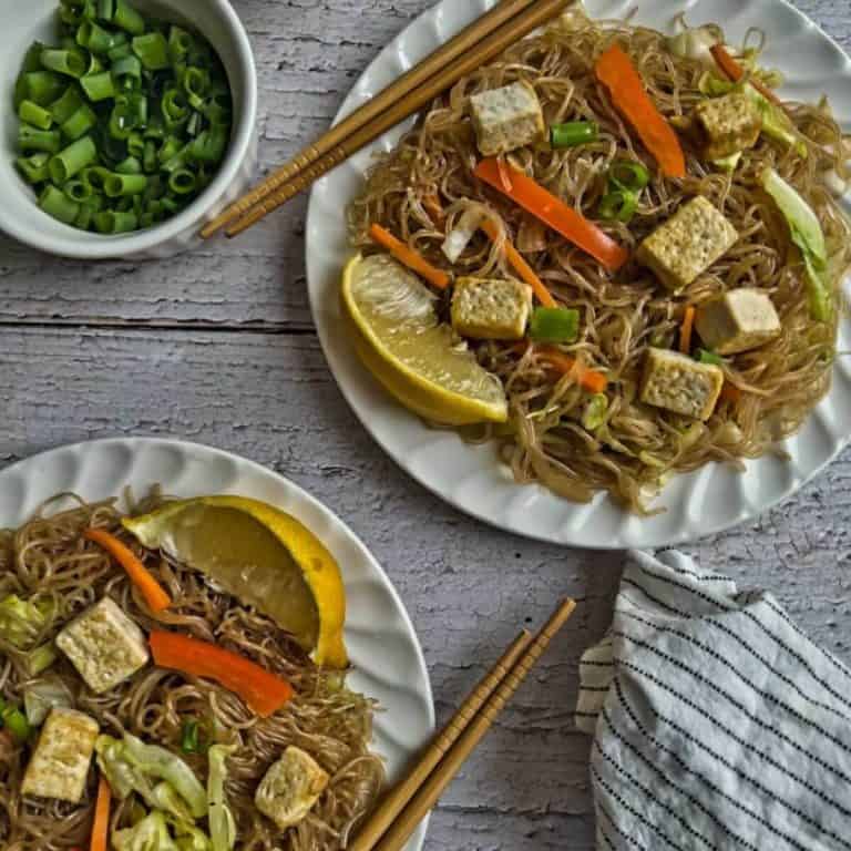 Filipino Vegan Pancit - Curious Flavors