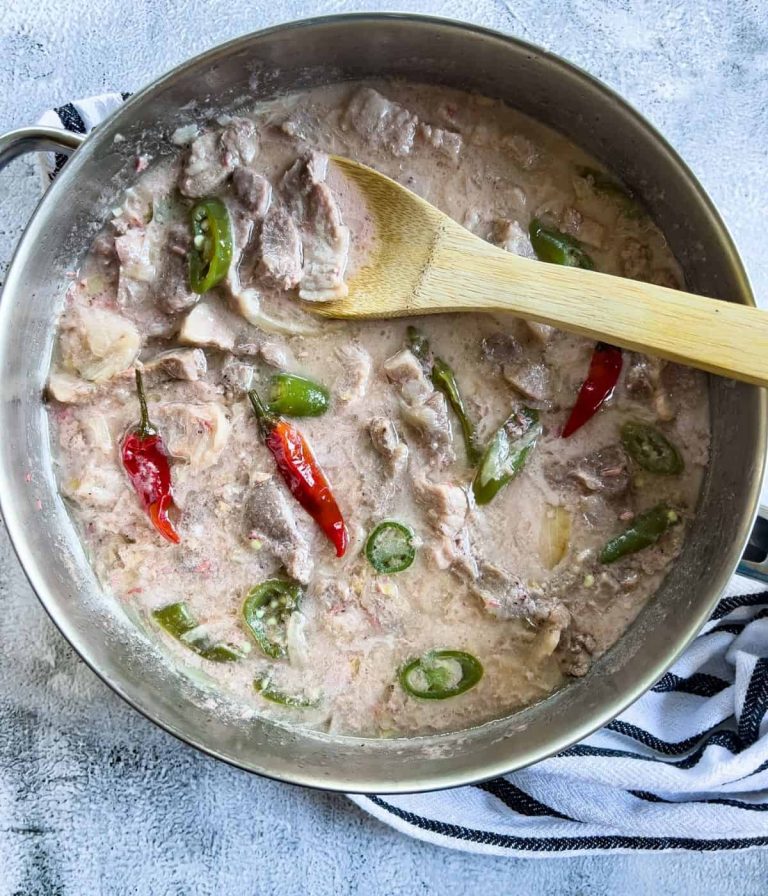 Pork Bicol Express Recipe - Curious Flavors