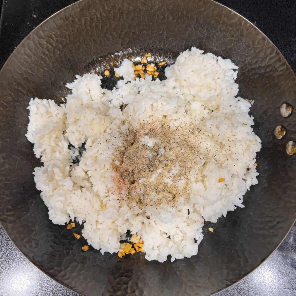 Filipino Garlic Fried Rice - Curious Flavors