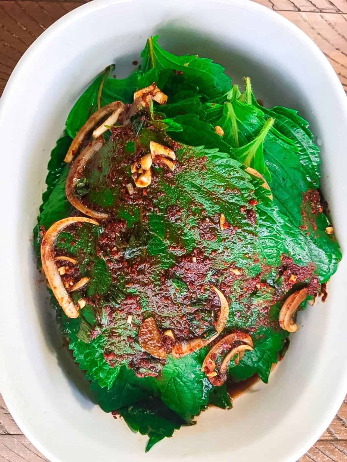 Perilla Leaves Kimchi (Kkaennip Kimchi) - Curious Flavors