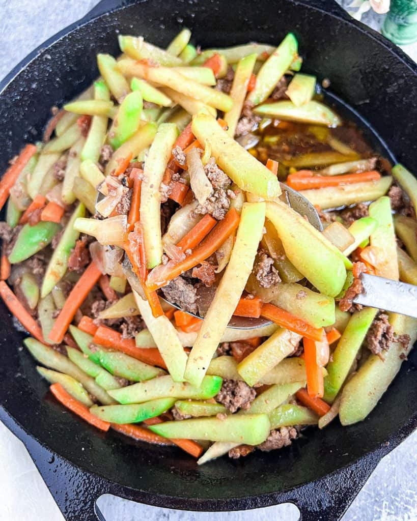 Ginisang Sayote - Curious Flavors