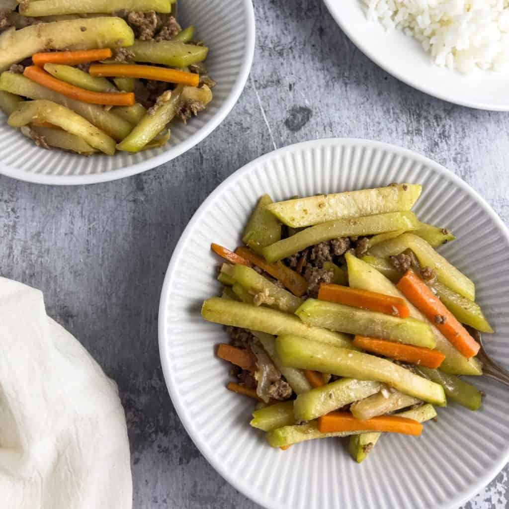 Ginisang Sayote - Curious Flavors