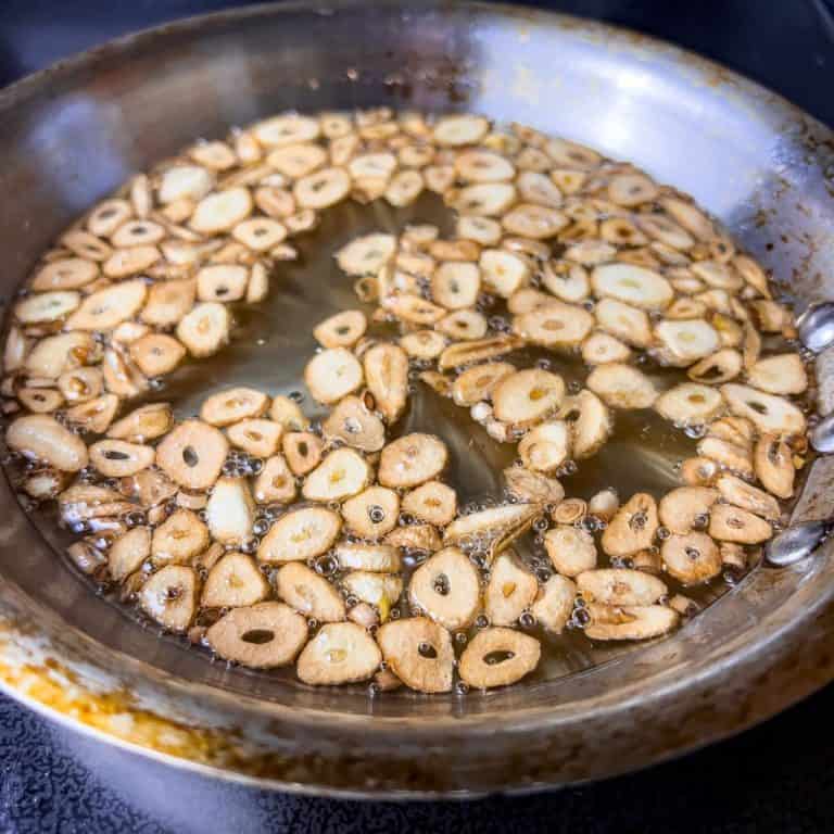 Crispy Fried Garlic with Garlic Oil - Curious Flavors