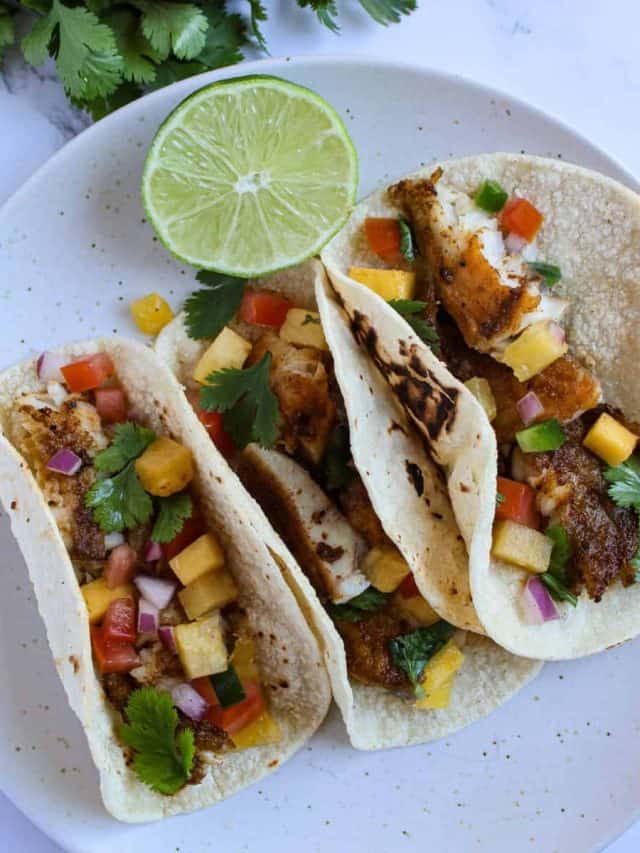 BLACKENED FISH TACO WITH PICO DE GALLO STORY - Curious Flavors