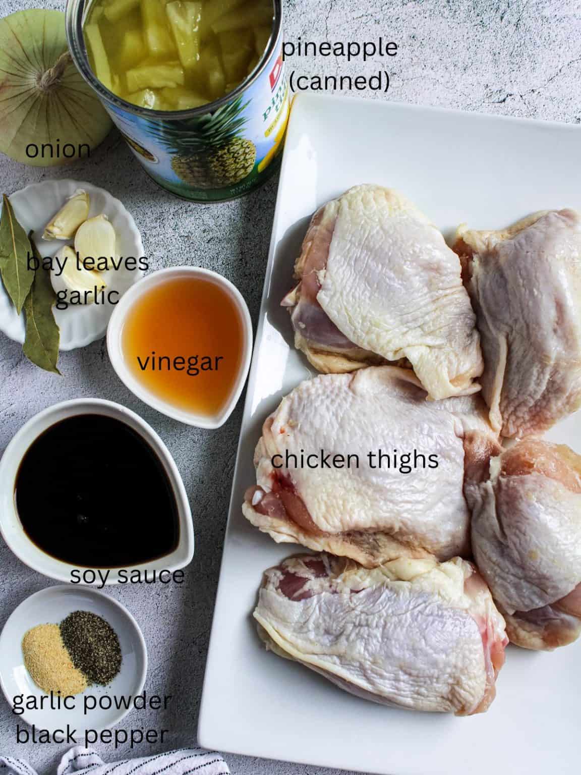 Chicken Adobo with Pineapple Recipe - Curious Flavors