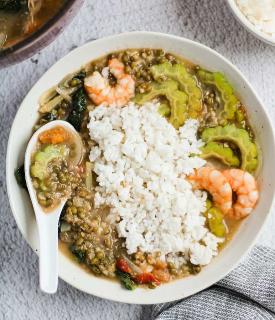 Ginisang Munggo With Ampalaya - Curious Flavors