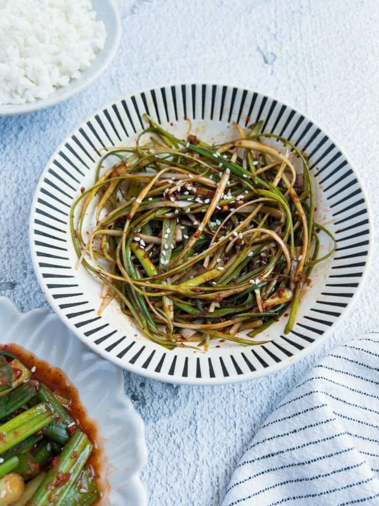 Korean Green Onion Salad (Pa Muchim) - Curious Flavors
