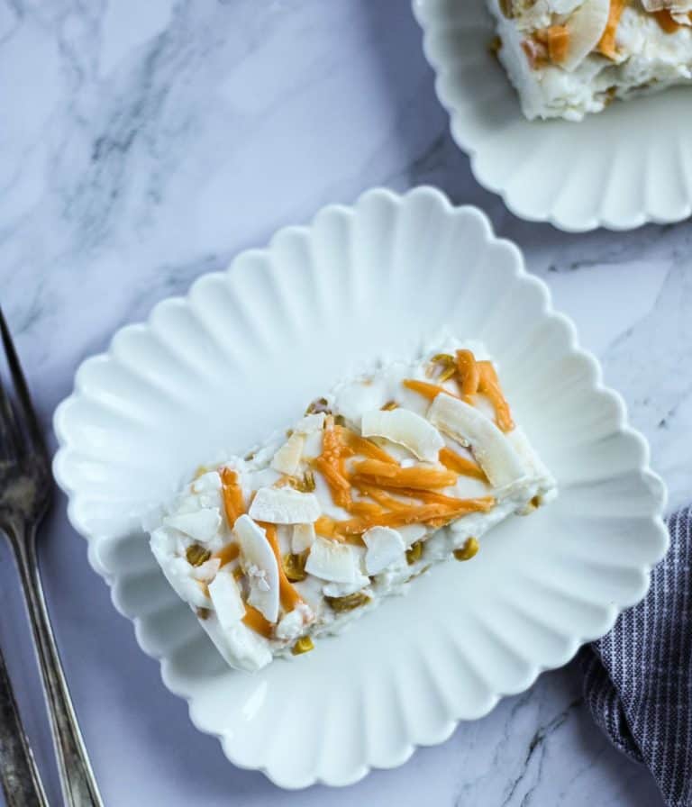 Creamy Maja Blanca with Cheese - Curious Flavors