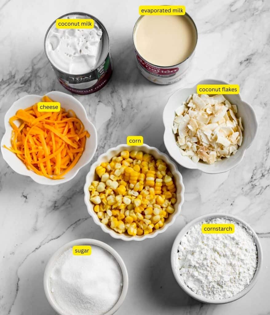 Creamy Maja Blanca with Cheese - Curious Flavors